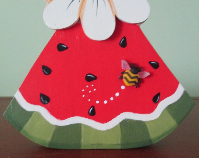 Watermelon With Daisy, Watermelon, Daisy, Bee, Summer Decor, Watermelon ...