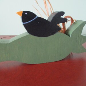 Crow on Corn, Crow Shelf Sitter, Fall Decor, Tiered Tray, Shelf Sitter ...