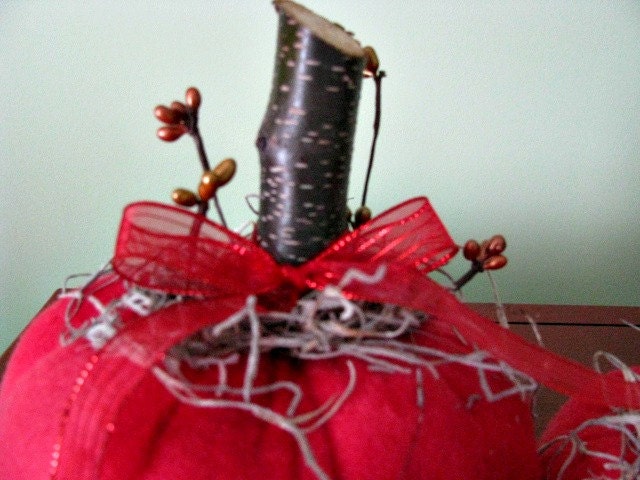 Pumpkins, Red Pumpkins, Fall Decor, Autumn Decor, Home Decor, Fleece ...