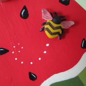 Watermelon With Daisy, Watermelon, Daisy, Bee, Summer Decor, Watermelon ...
