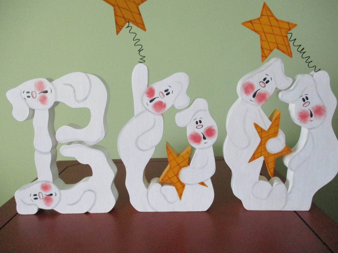 Boo Words, Ghosts, Ghost Spelling Boo, Halloween Decor, Tiered Tray ...
