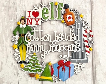 Buddy the Elf Wreath - Etsy