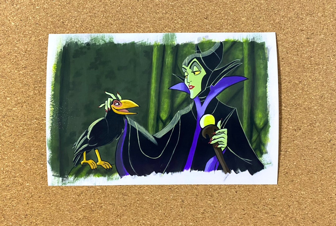 A5/A6 Art Prints - Maleficent/ratatouille Remy/mickey+minnie/genie/up ...