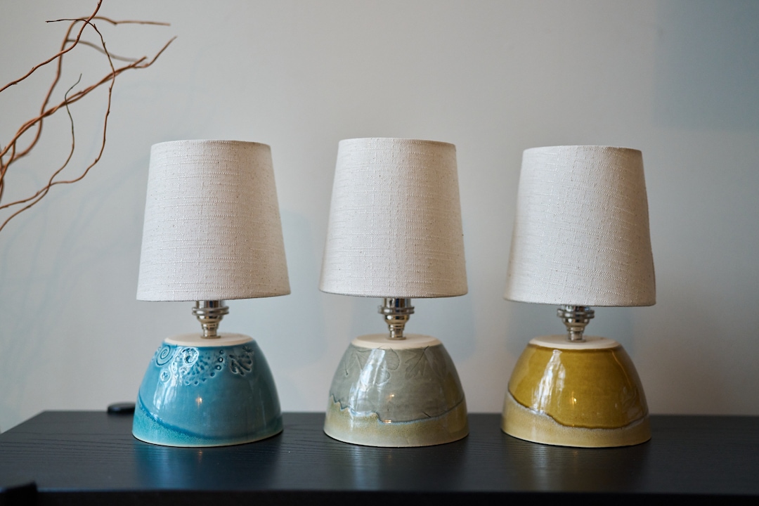 Small Ceramic Lamp Handmade in NY by Juliaedean - Etsy