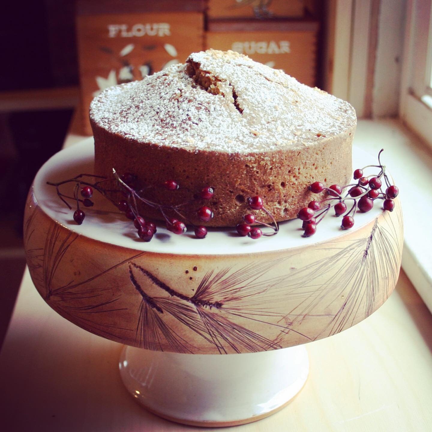 Ready to ship Handmade cake stand 8 inch ceramic cake plate | Etsy