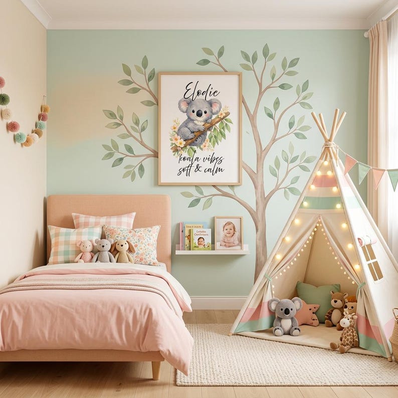 Editable Canva Template Kids Poster, Nursery Poster, Nursery Wall Art ...
