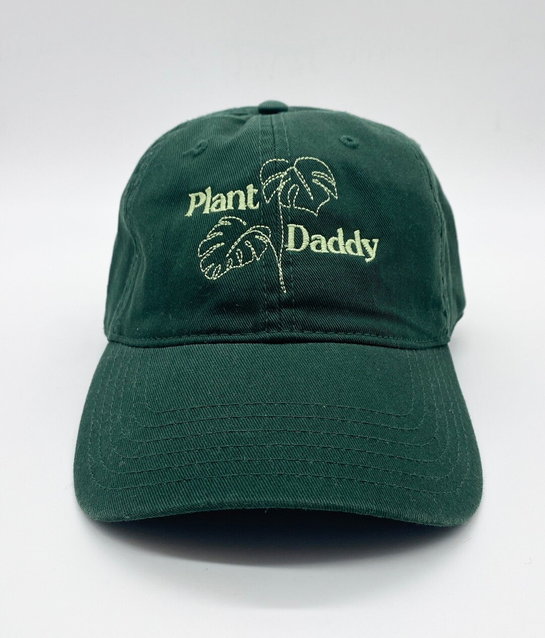 Leaves Plant Daddy Dad Hat for Plant Lover Dark Green - Etsy