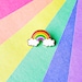 Rainbow Enamel Pin - Etsy