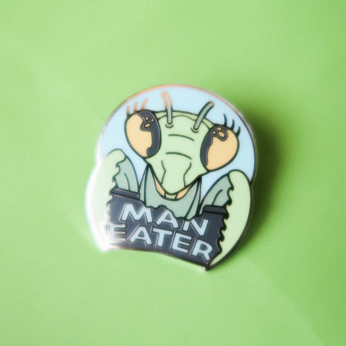 Man Eater Enamel Pin - Etsy