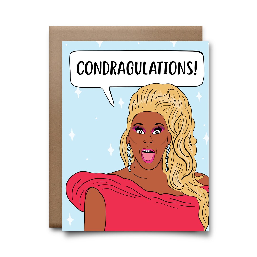 Condragulations Greeting Card - Etsy