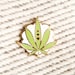 Pot Leaf Enamel Pin - Etsy