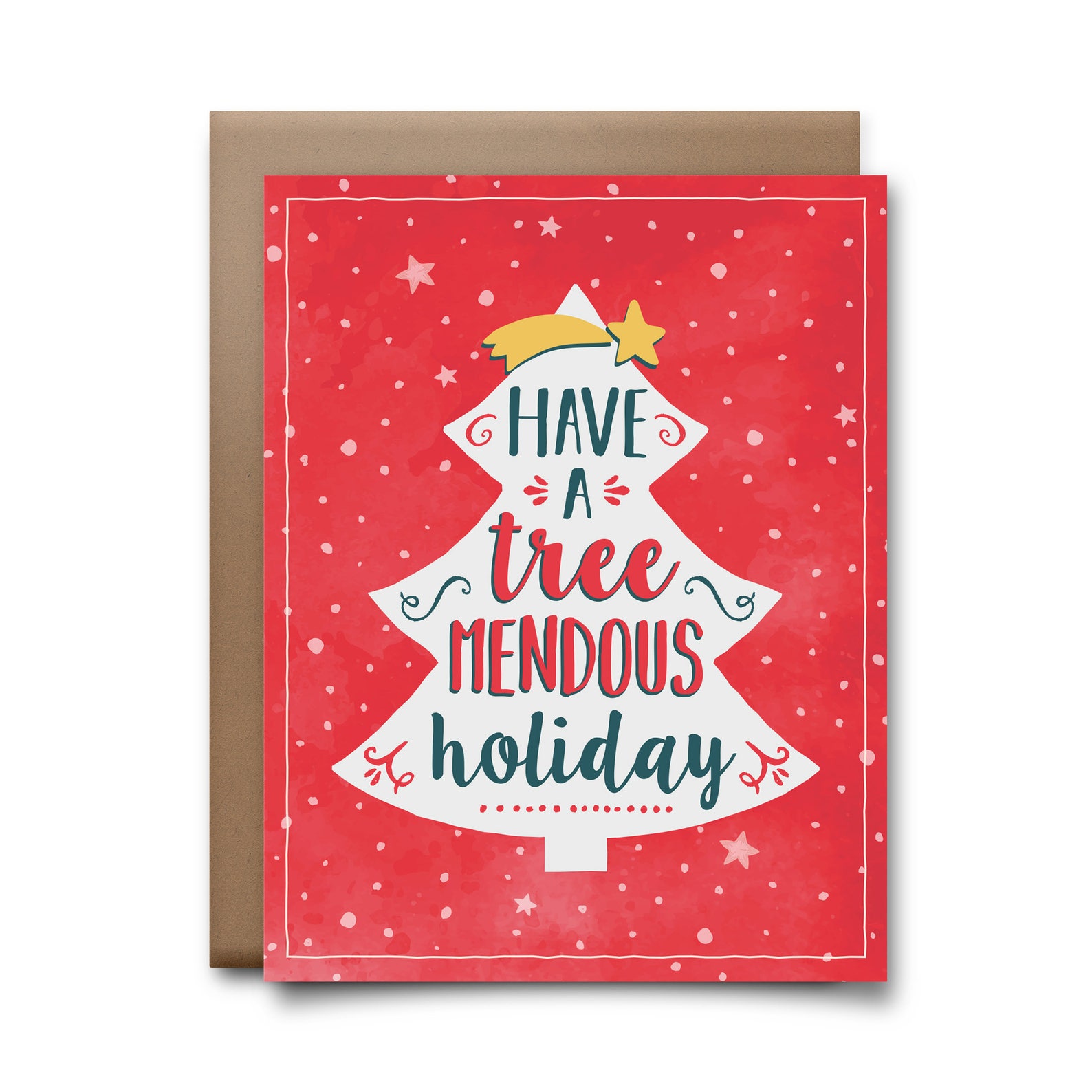 Have a Treemendous Holiday - Christmas Card - 10 Pack, 20 Pack - Etsy