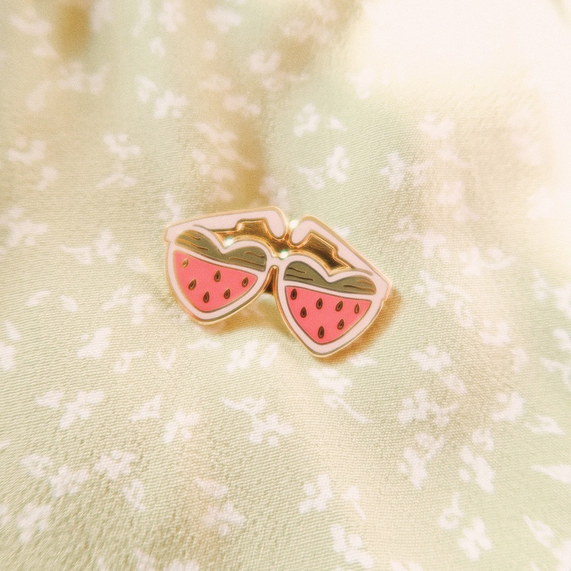 Watermelon Sunnies Summer Enamel Pin - Etsy