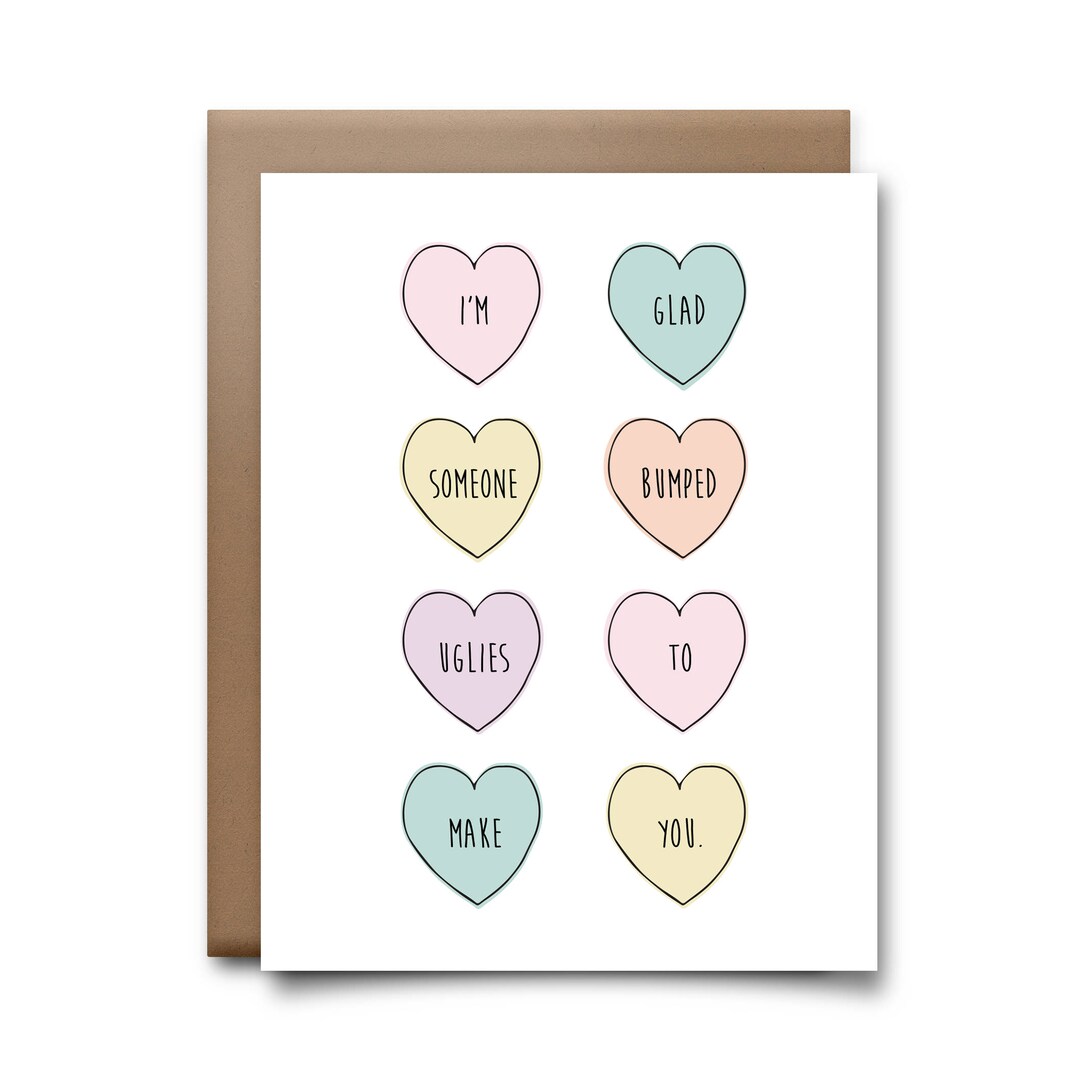 I'm Glad Someone Bumped Uglies to Make You Greeting Card - Happy ...