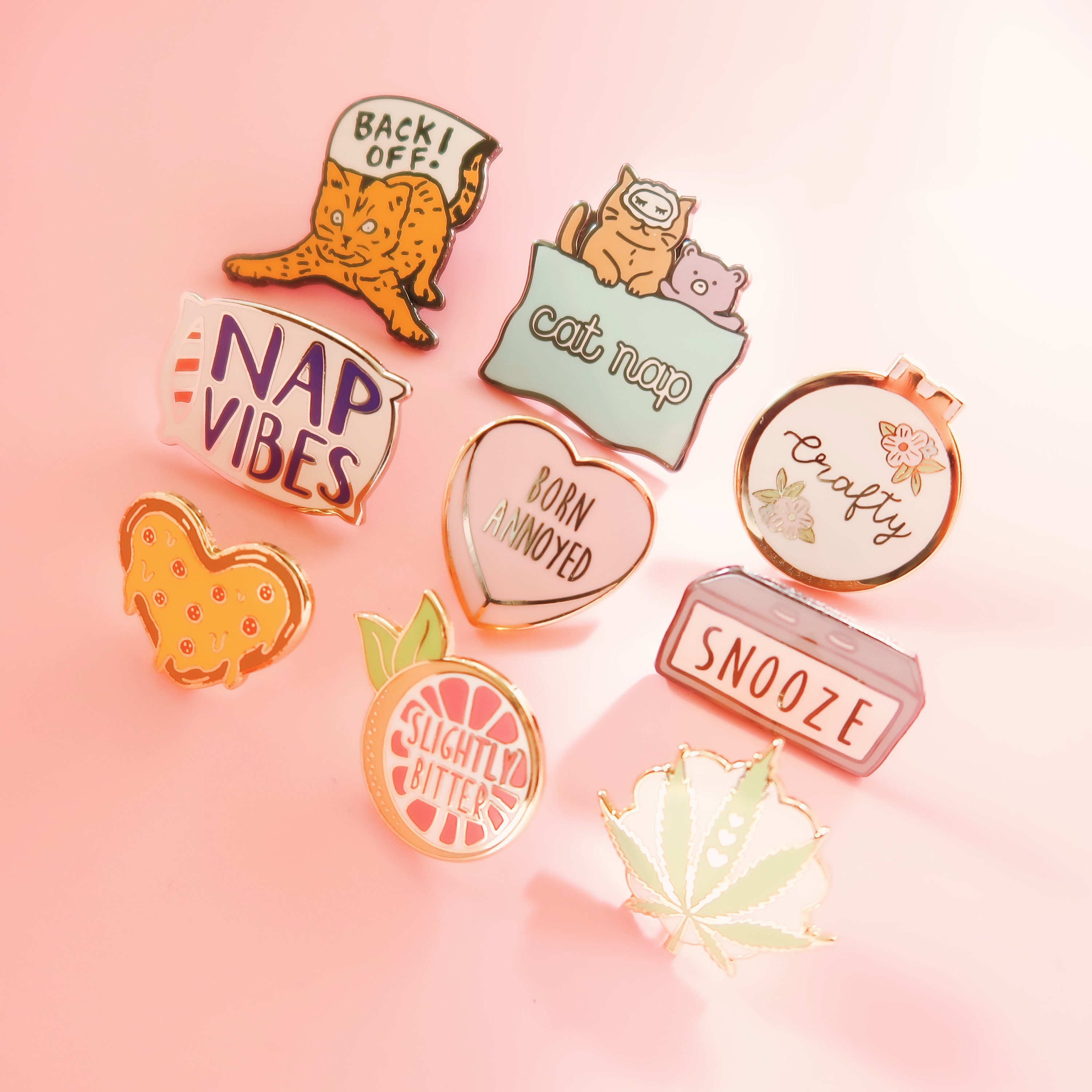 Pizza Heart Enamel Pin - Etsy