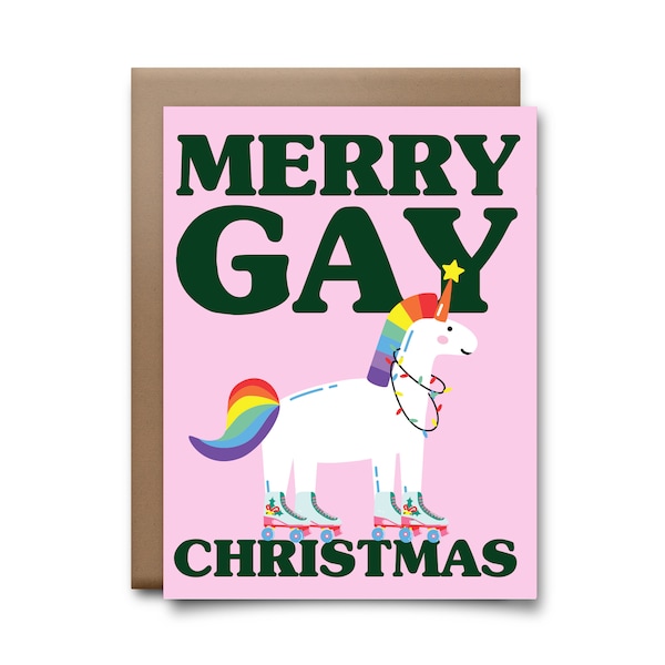 Gay Christmas Card Box Set - Etsy