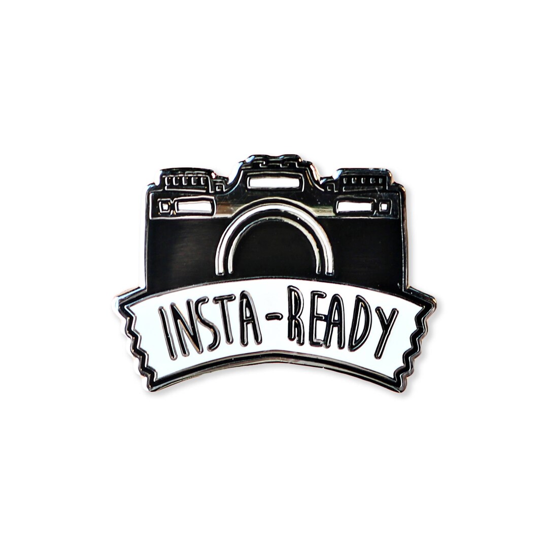 Insta-ready Enamel Pin - Camera Pin - Etsy