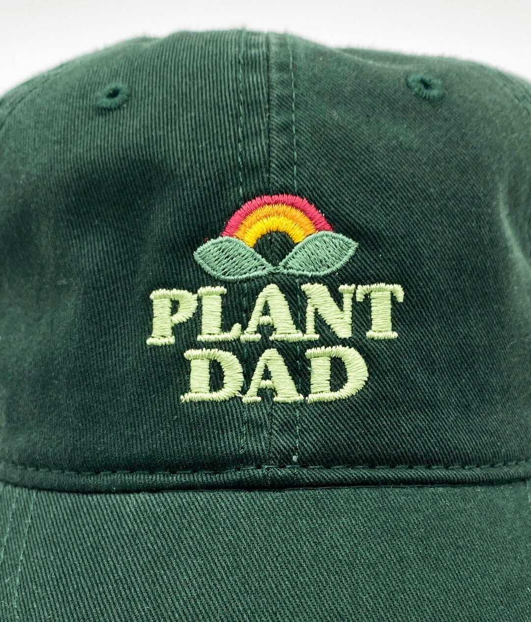 Plant Dad - Dad Hat Style for Plant Lover - Dark Green or Black - Etsy