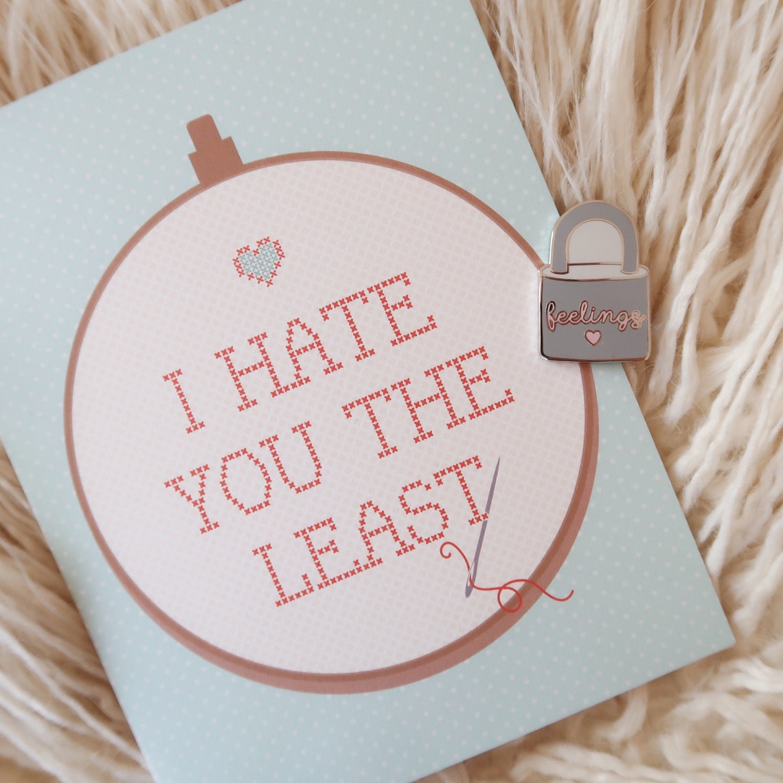 I Hate You the Least Greeting Card Friendship Card BFF - Etsy