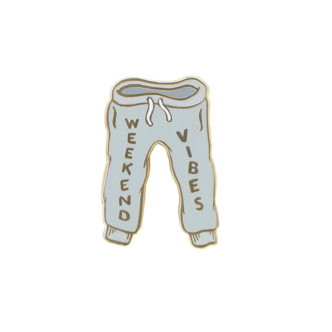 Weekend Vibes Enamel Pin - Etsy