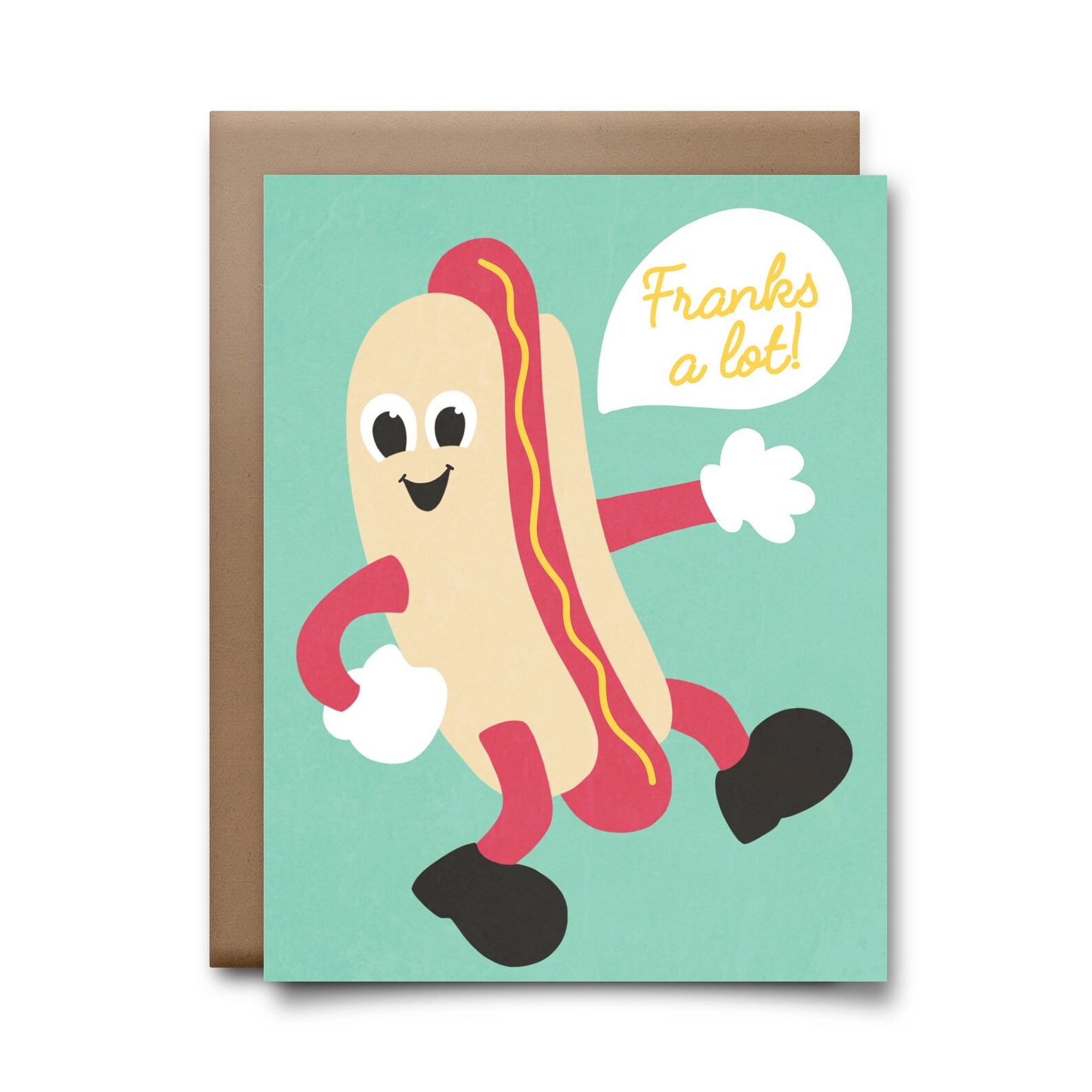 Franks a Lot Greeting Card - Thank You Card - Etsy