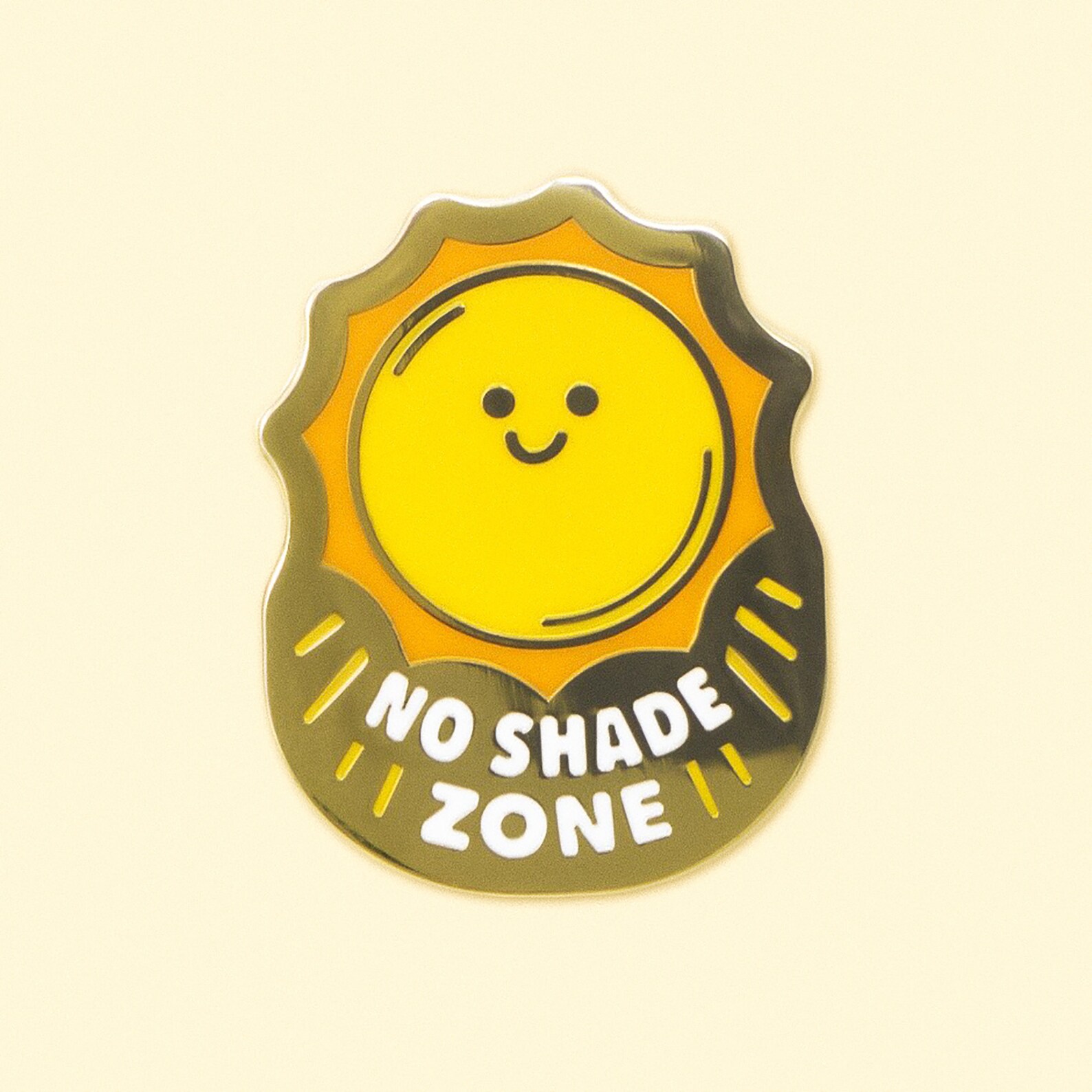 No Shade Zone Enamel Pin - Etsy