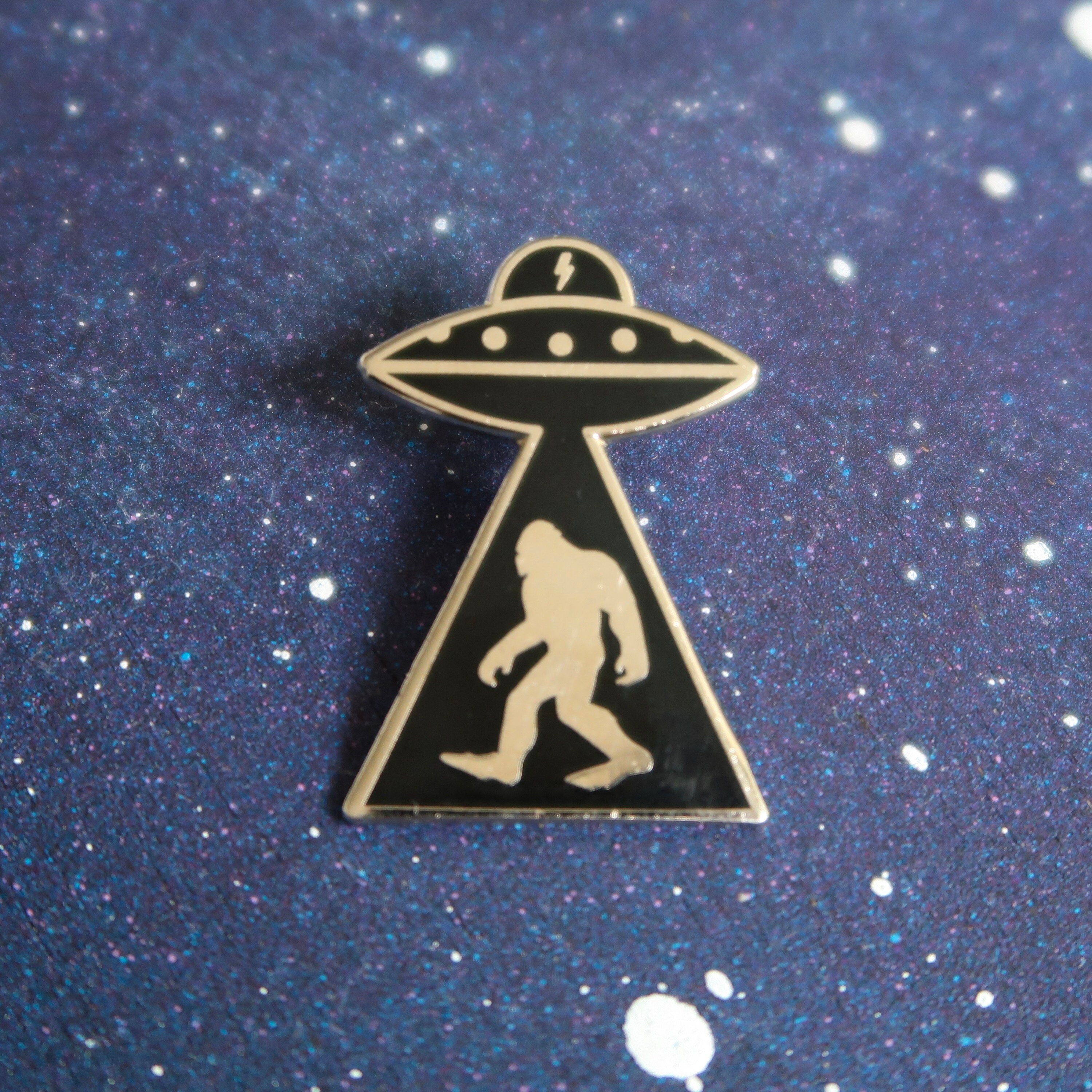 Outerspace Enamel Pin Sasquatch Alien Pin - Etsy Canada