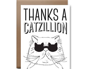 Thanks a Bunch Greeting Card Thank You Card | Etsy