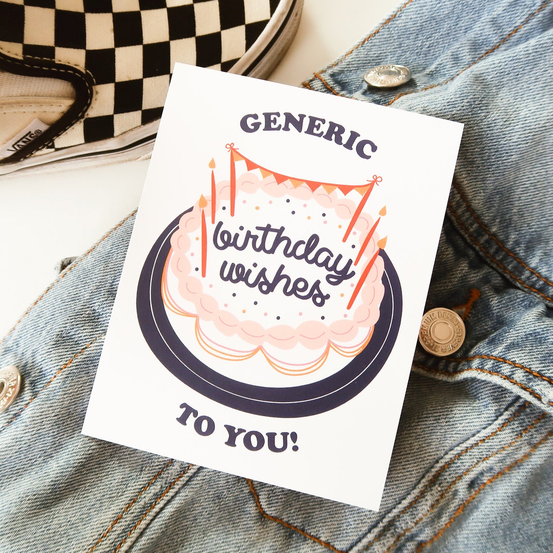 Generic Birthday Wishes to You Greeting Card Happy Birthday - Etsy