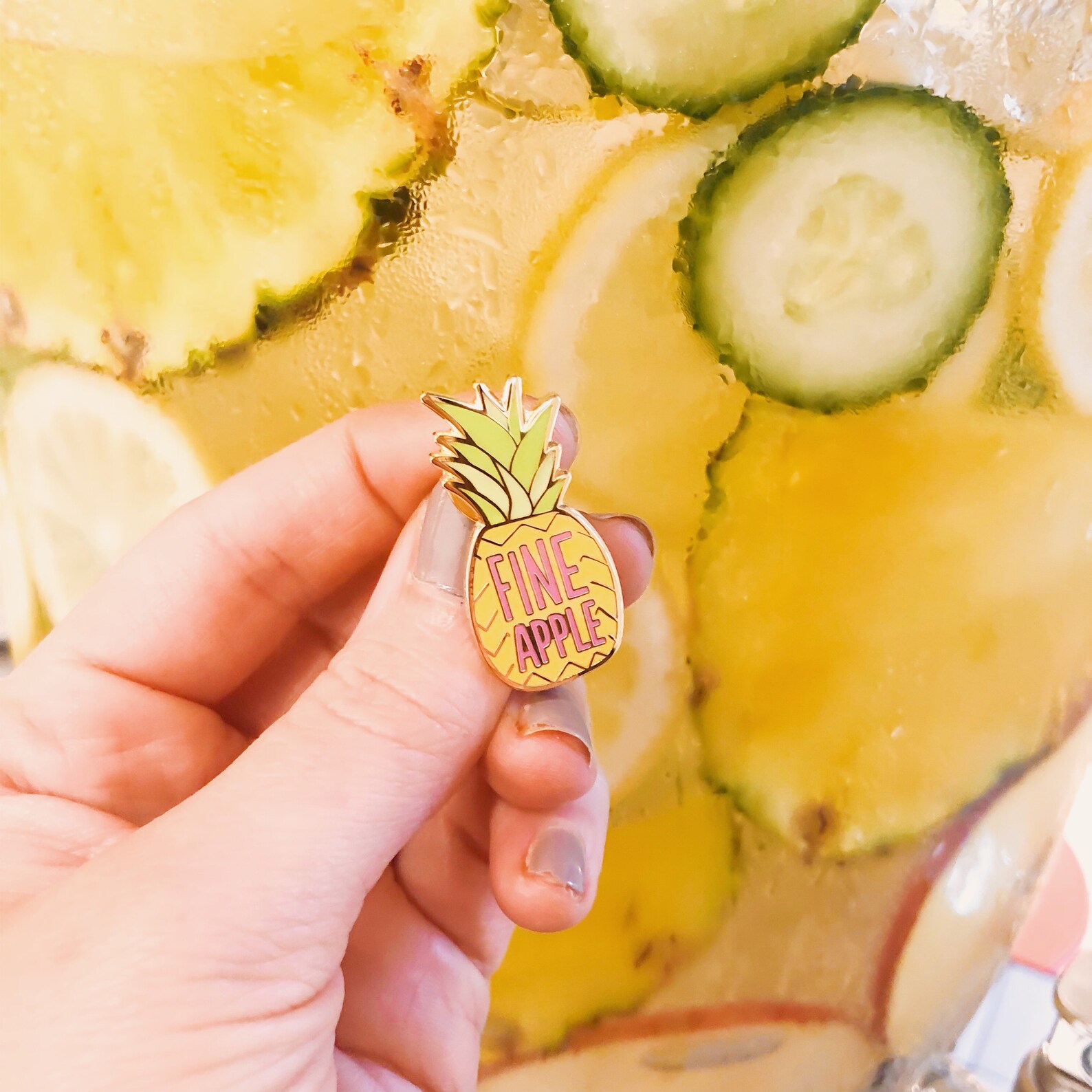 Fineapple Enamel Pin Pineapple Pin | Etsy