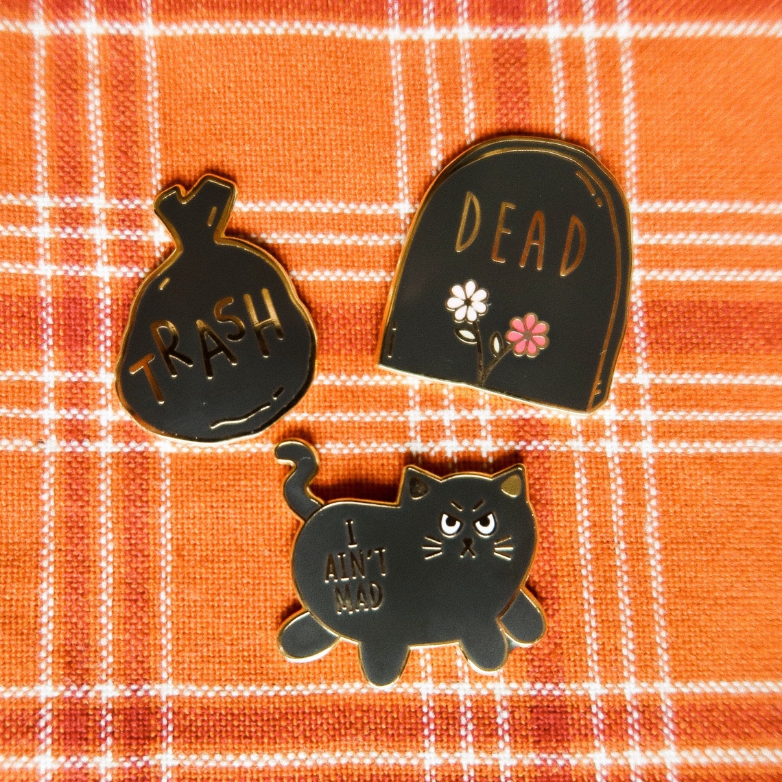 Dead Enamel Pin Gravestone Pin - Etsy