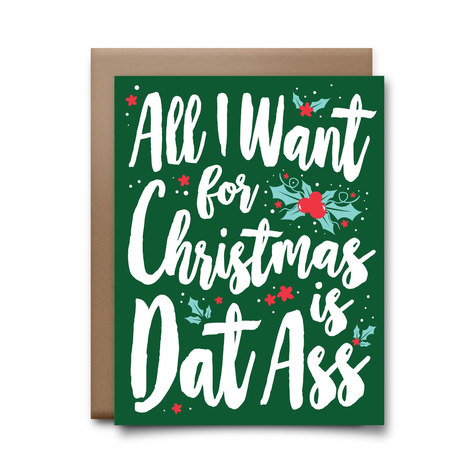 All I Want for Christmas is Dat Ass Greeting Card - 10 Pack, 20 Pack - Etsy