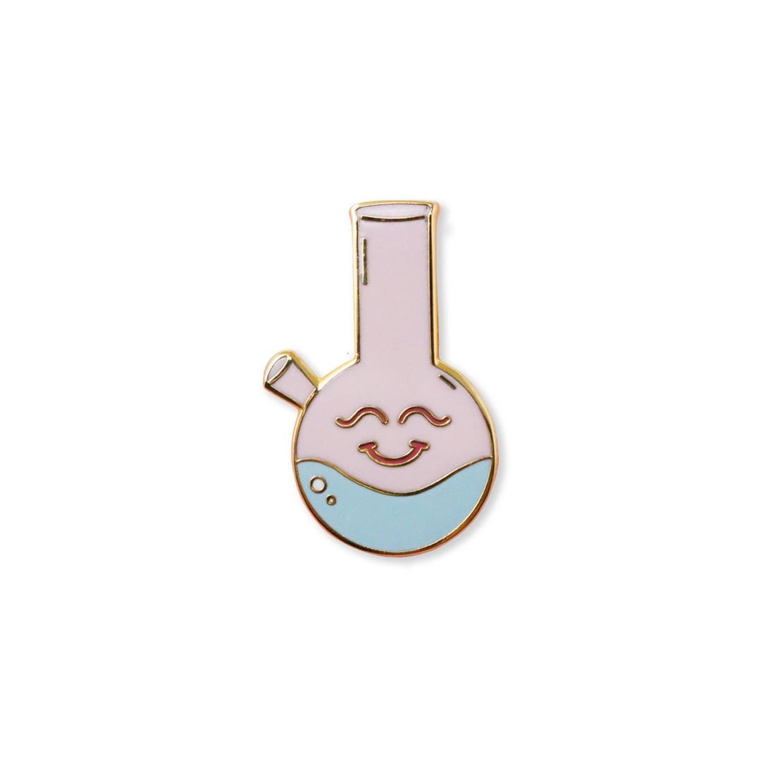 Happy Bong Weed Enamel Pin - Etsy