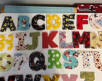 Fabric Alphabet,learning Toys,educational,fabric Letters,plush Abc's ...