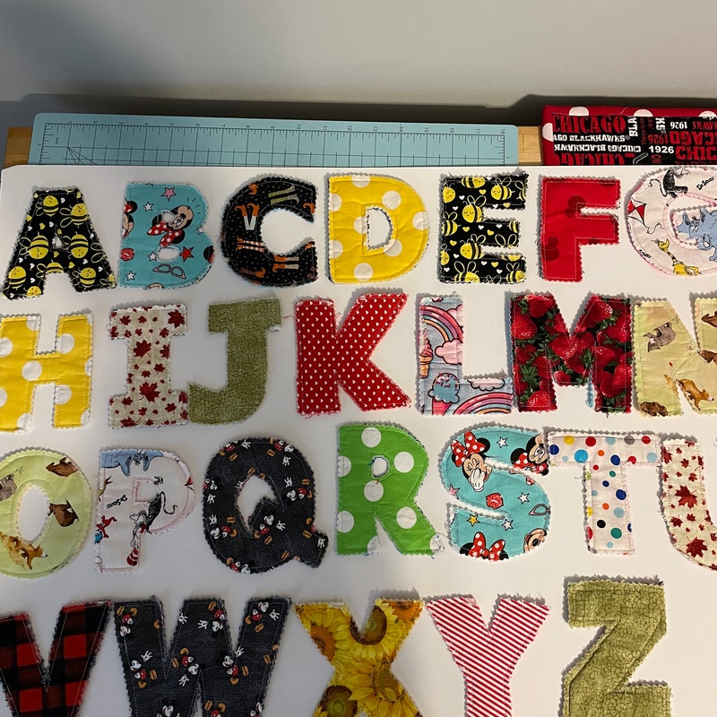 Fabric Alphabet - Etsy