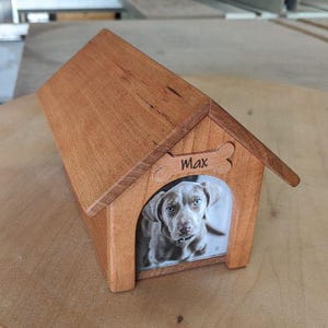 Solid Cherry Doghouse Urn - 4 Sizes - Etsy
