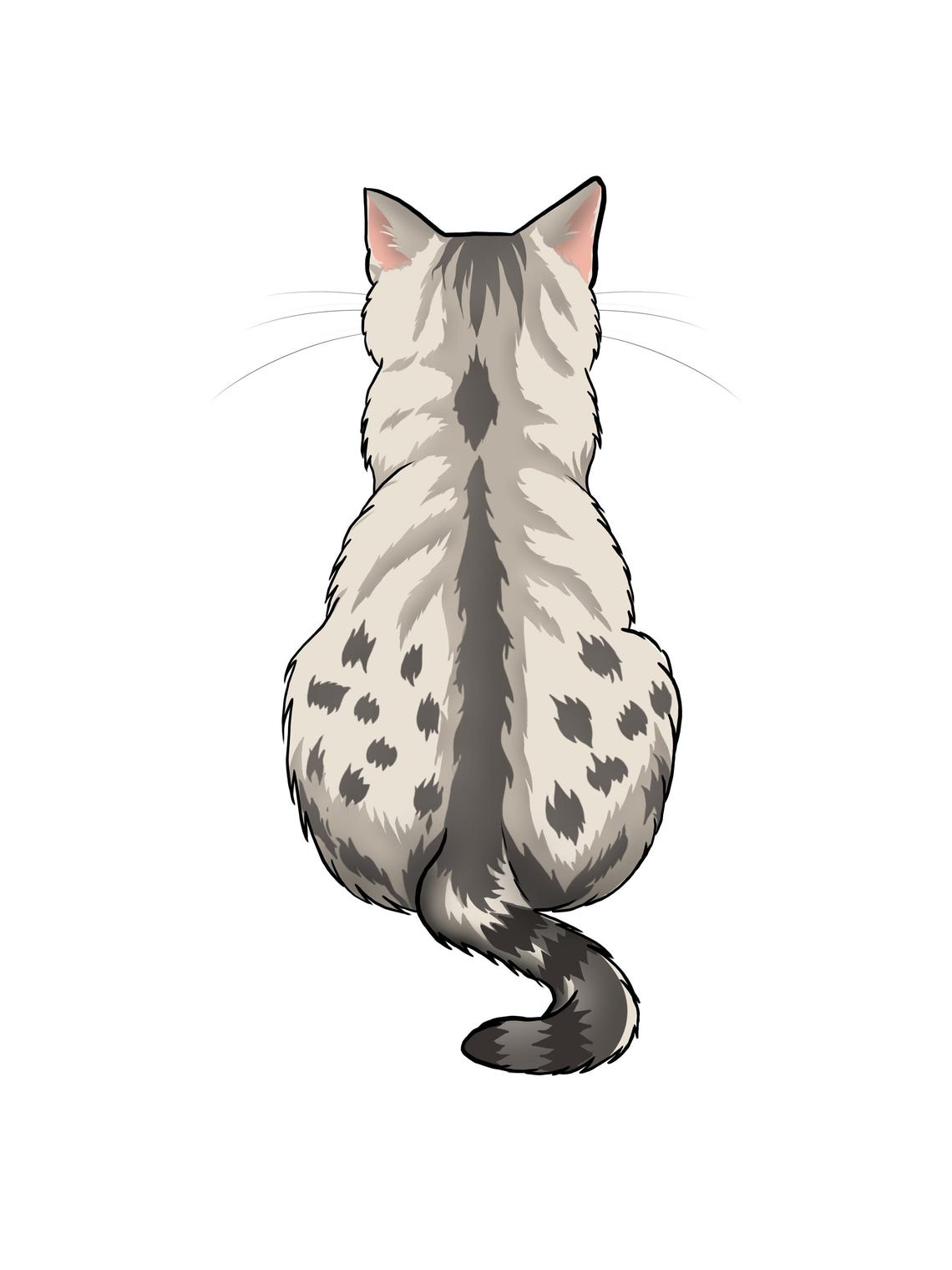 Minimalist Neutral Cat Printable Art - Etsy