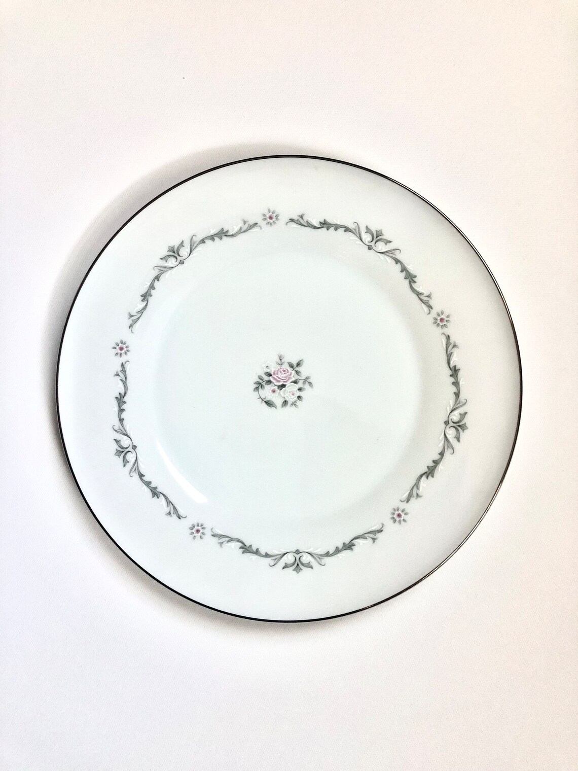 MCM Fine Porcelain Dinner Plate, 1950s Dinner Plate, Signature ...