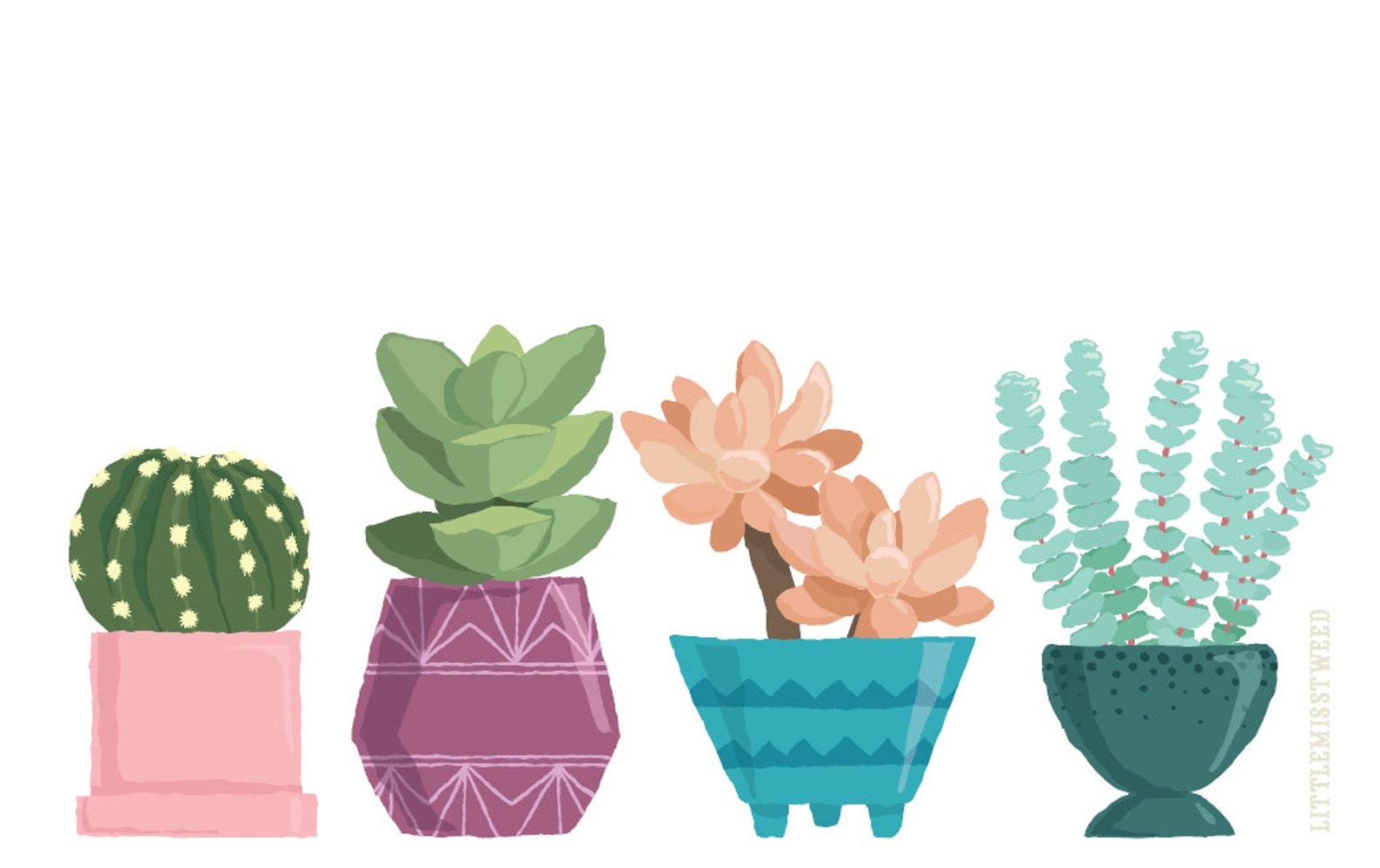 9 Succulents Clip Art Succulents, Cacti, Succulents, Cactus Clipart ...