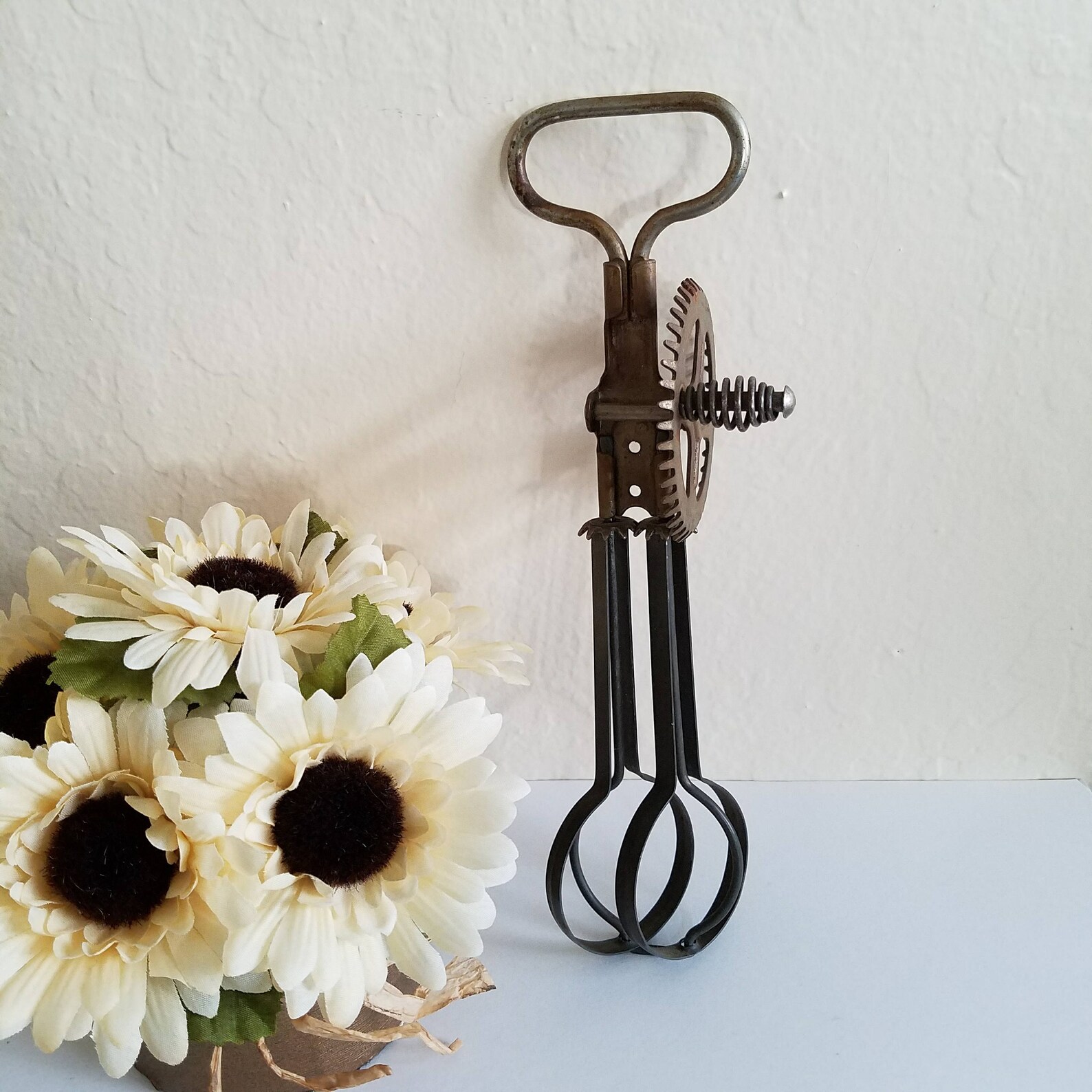 Antique Egg Beater Vintage Egg Beater Vintage Kitchen Whisk | Etsy