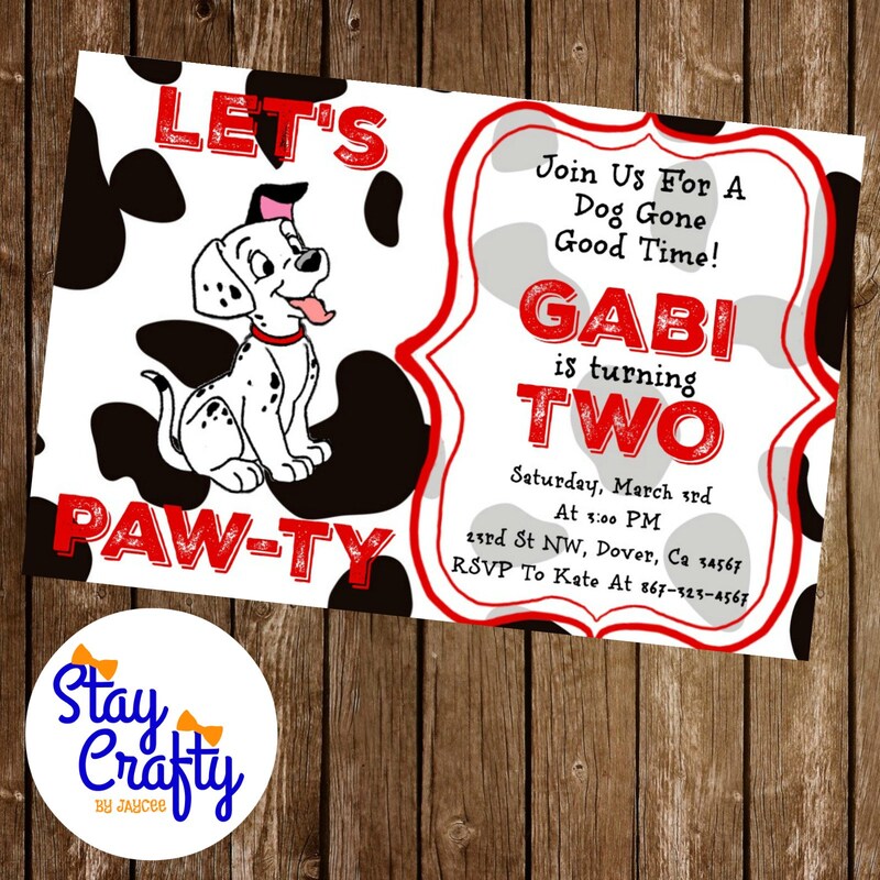 Dalmation Birthday Party - Etsy