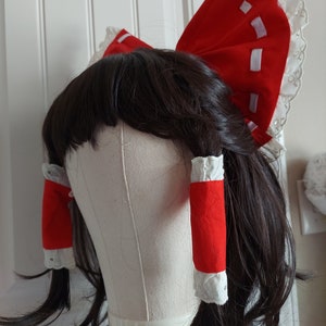 Touhou Project Reimu Hakurei Cosplay Hairbow | Accessories Red ...