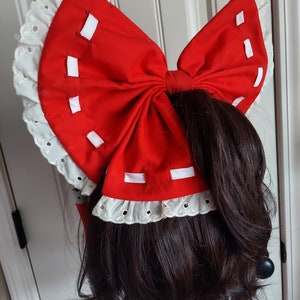 Touhou Project Reimu Hakurei Cosplay Hairbow | Accessories Red ...