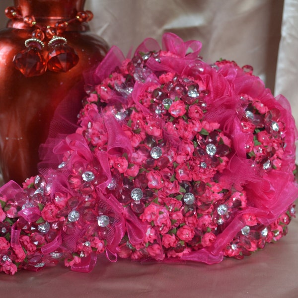Hot Pink Bouquet - Etsy