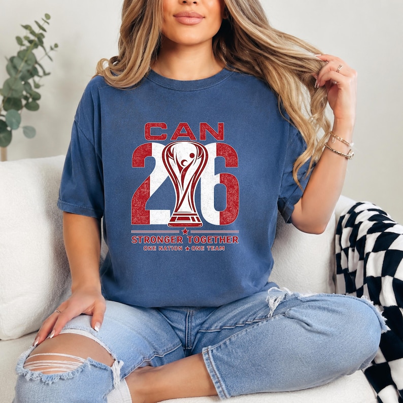2026 World Cup Soccer T-shirt, Comfort Colors Nations Flag Shirt ...