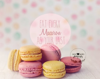 Macaron quote | Etsy