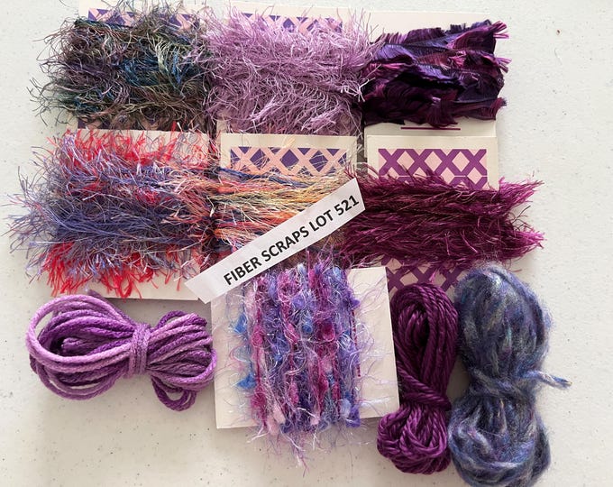 Eyelash Yarn Variety Pack: Purple, Pink, Lavender Fiber Arts - 50 Yards ...