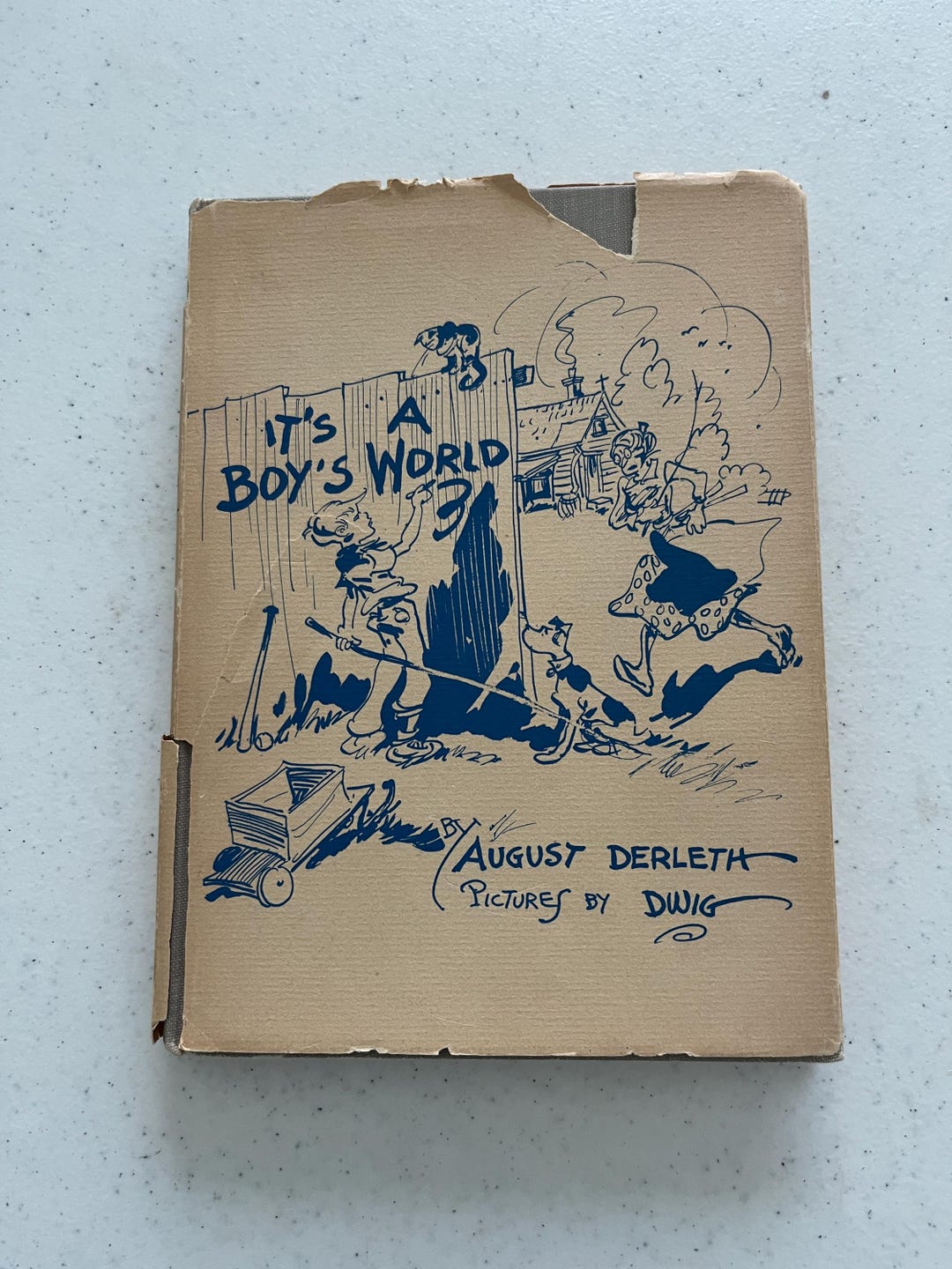 Vintage 1948 It's A Boy's World, Signed by August Derleth, Author ...