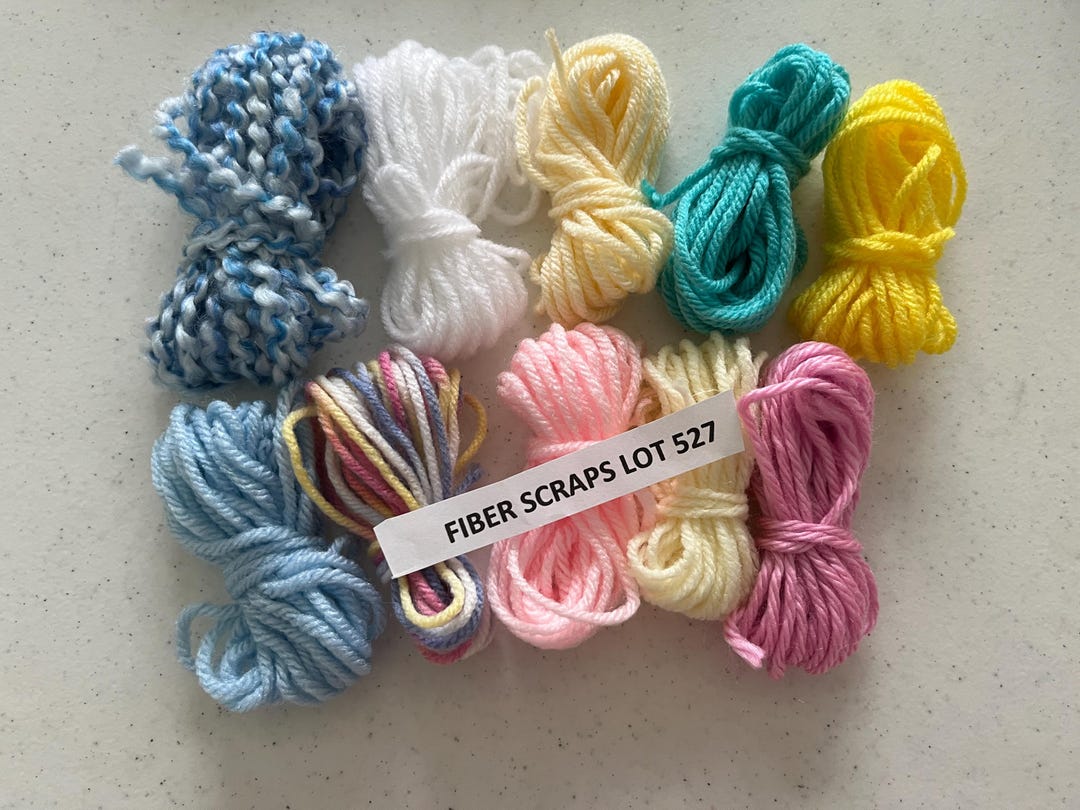 Pastel Yarn Bundle: 50 Yards, 10 Colors - Scrapbooking, Fiber Art, Lot ...