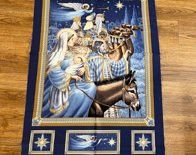 Nativity Fabric Panel, Liz Goodrick-dillon, Timeless Treasures Fabrics ...